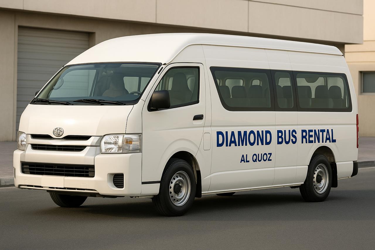 Mini Van 14 Seater Dubai for Staff Transportation - DIAMOND BUS RENTAL ...